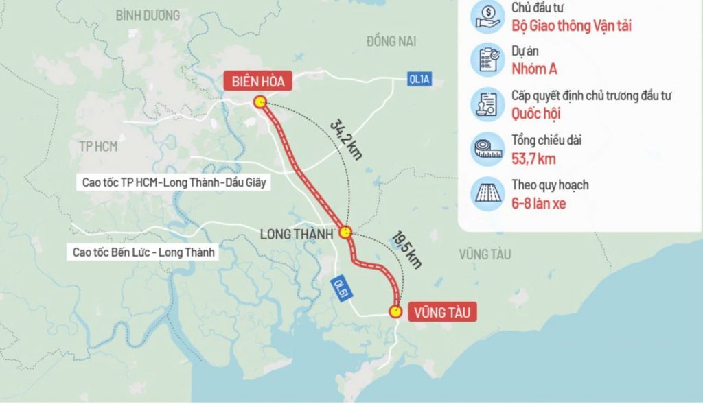 Cao Tốc Biên Hòa – Vũng Tàu: Đòn bẩy tăng giá Sun Vũng Tàu